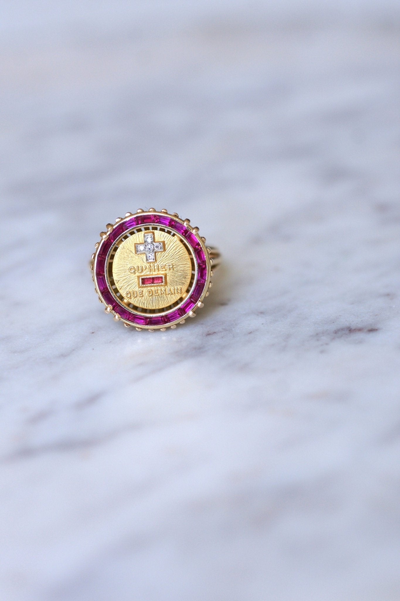 Bague d'amour Vintage A.AUGIS | Galerie Pénélope