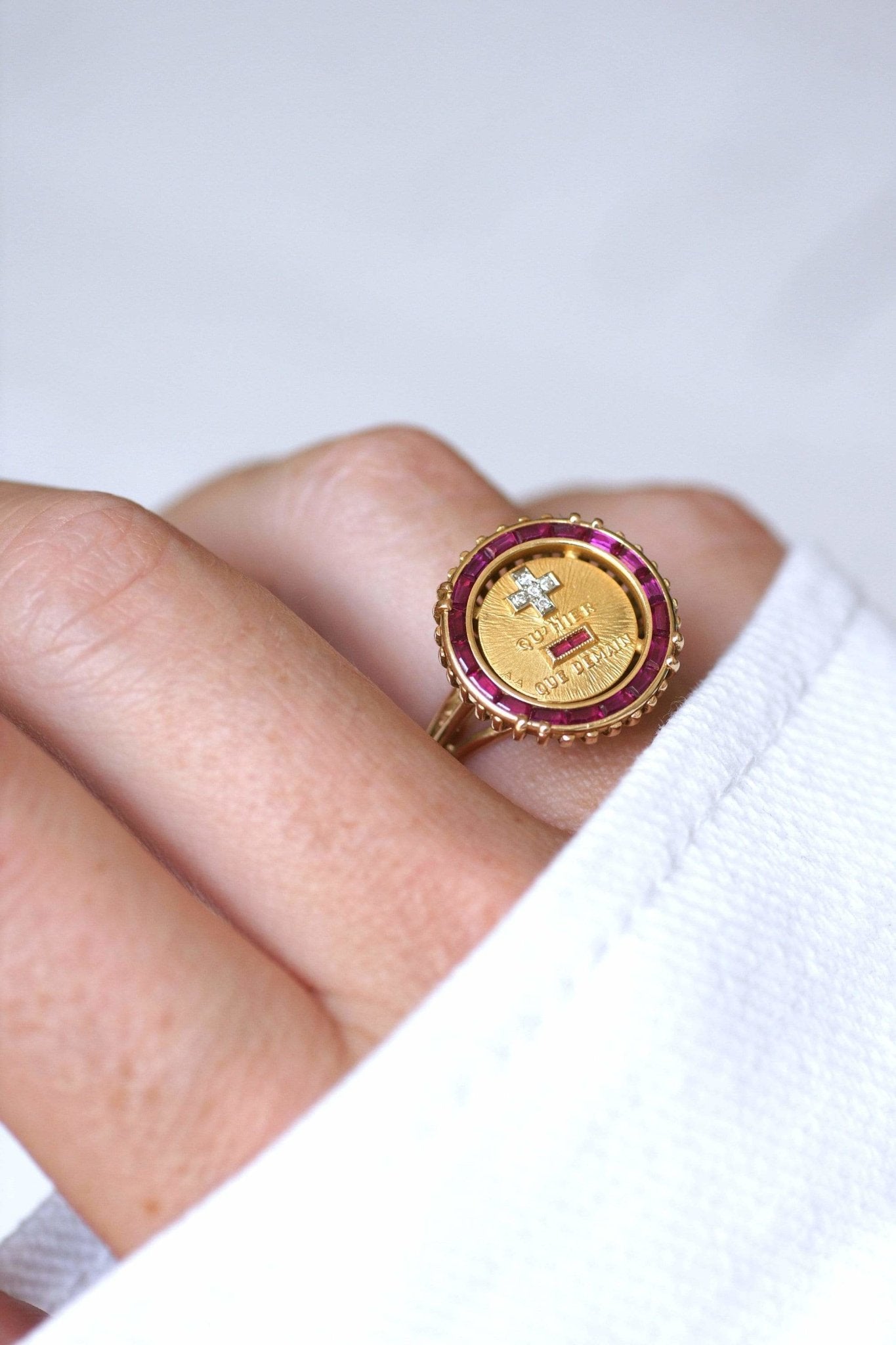 Bague d'amour Vintage A.AUGIS | Galerie Pénélope