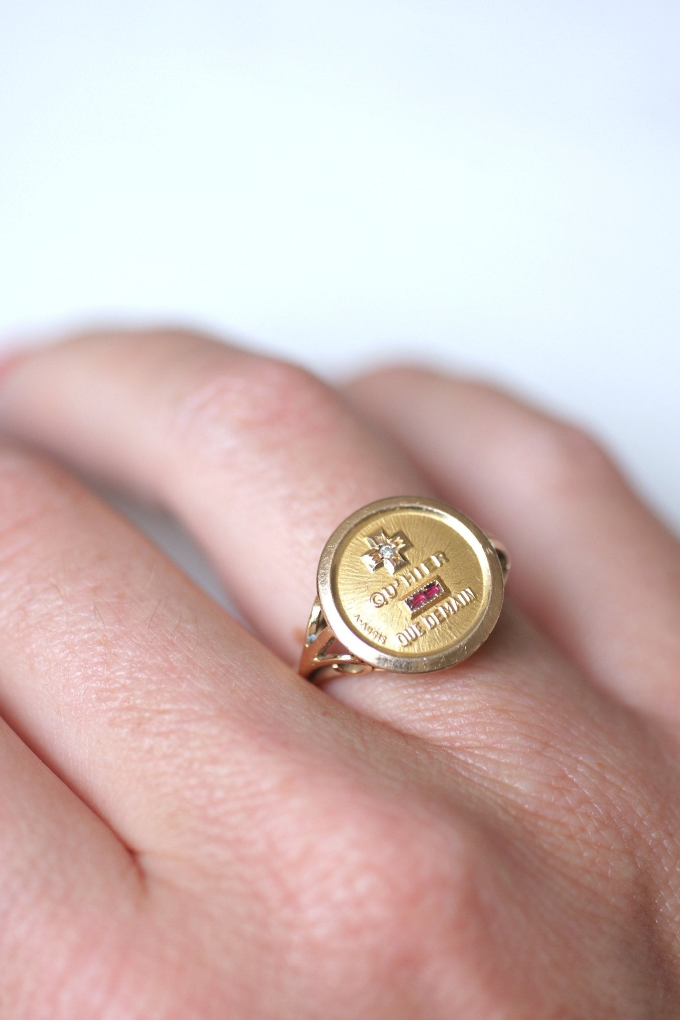 Bague d'amour Vintage Augis en or | Galerie Pénélope